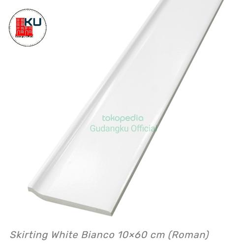 Jual Keramik Roman Skirting White SK162144 Hospital Plint 10x60 - Kota ...