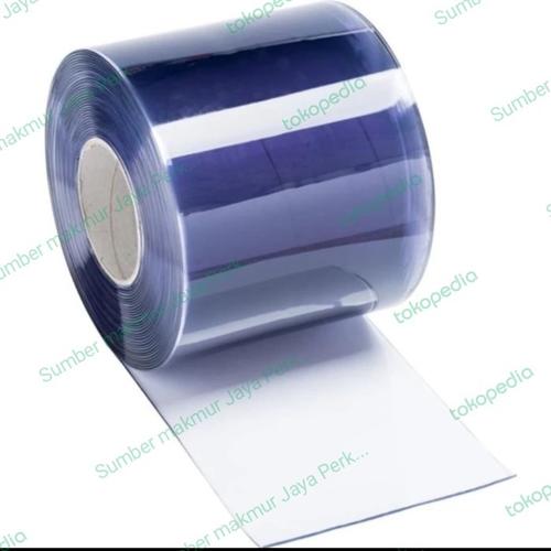 Jual PVC Curtain 3mm x 20cm x 1 meter ( Tirai PVC curtain ) - Biru ...