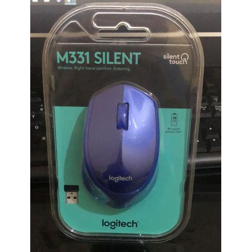Jual Logitech M331 Silent Plus Wireless Mouse Original - Biru - Kota ...
