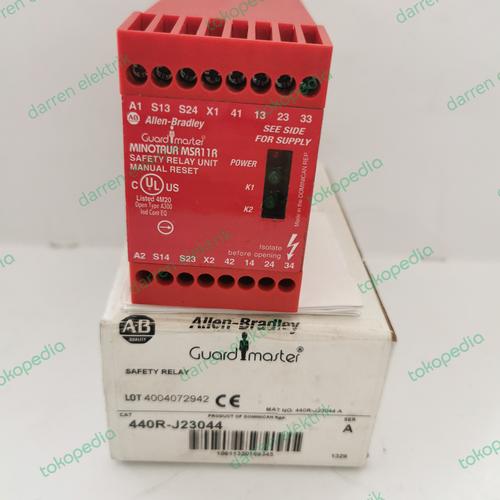 Jual allen bradley safety relay MSR11R, 440R-J23044 - Jakarta Barat - darren elektrik | Tokopedia