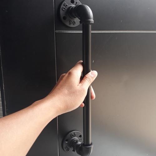 Jual Door handle industrial gagang pintu pipa 1 inch panjang 100 cm ...