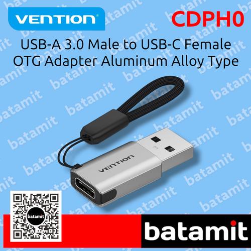 Jual VENTION CDPH0 USB 3.0 Male to USB Type-C Female Converter Adapter ...