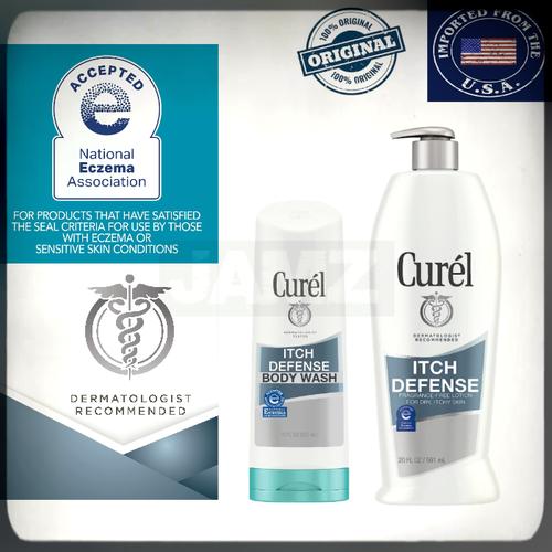 Jual CUREL Itch Defense Soap & Body Lotion for Dry Skin Eczema Kulit ...