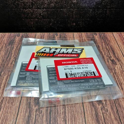 Jual Sticker Hugger Airblade Label Tire Original Honda Genuine Parts - Kab. Bekasi - AHMS ...
