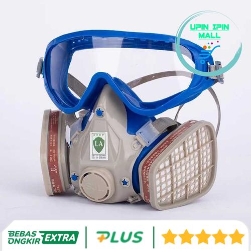 Promo Masker Gas Safety Mask Respirator Full Face + Activated Carbon ...