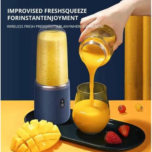 Jual Blender Botol Jus USB Portabel 6 Pisau / Pembuat Jus Mini Elektrik ...