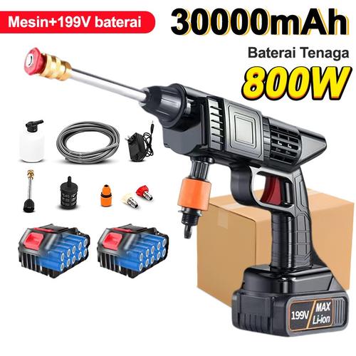 Jual Alat Cuci Mobil Jet Washer Water Spray Gun Cordless Portable ...