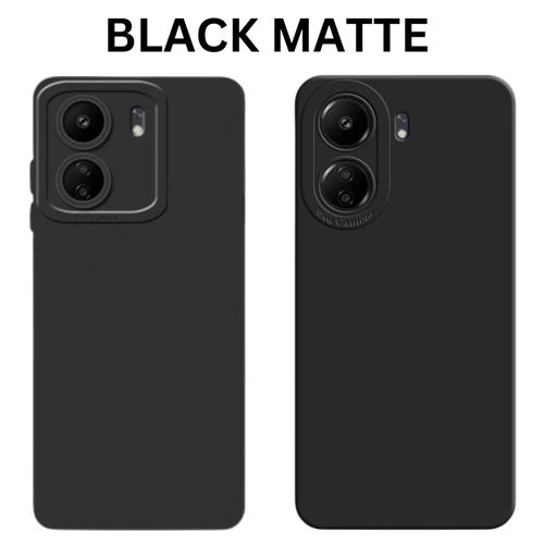Promo Xiaomi Poco C65 Case Softcase BLACK MATTE CAMERA PROTECTION Case ...