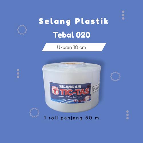 Jual Selang Plastik Ukuran 2 Inch Tebal 20 micron panjang 50 m Merk Tic ...