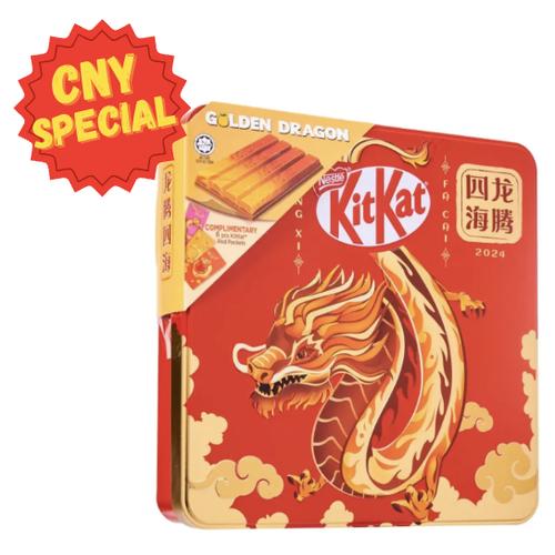 Jual Nestle Kit Kat KITKAT Golden Dragon Tin 208g / CNY SPECIAL 2024 ...