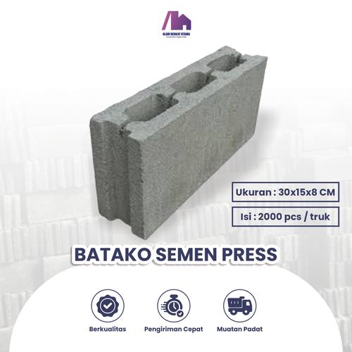 Jual BATAKO SEMEN PRESS UK.30X15X8, ISI 2000 PCS - SERPONG/BSD ...