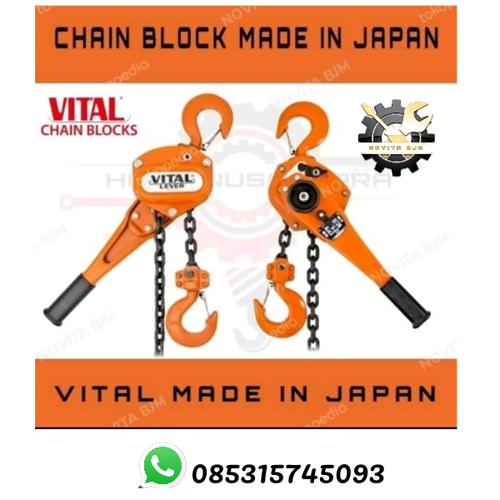 Jual LEVER BLOCK 0.8 TON X 1.5 METER VITAL MADE IN JAPAN - Jakarta ...