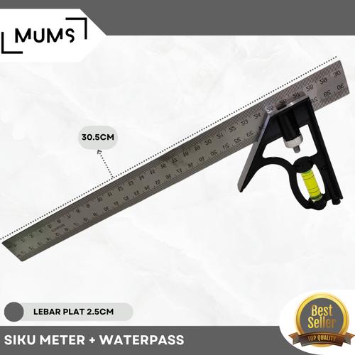 Jual Penggaris Siku L Waterpass Kombinasi Square Ruler Sudut Presisi ...