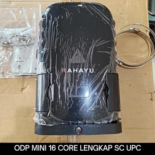 Jual ODP MINI 16 CORE SC UPC HITAM LENGKAP BUKAAN ATAS BOX SPLITTER ...