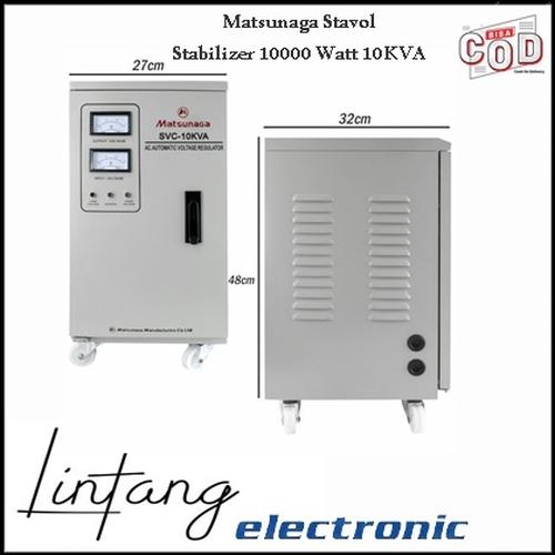 Jual Matsunaga Stavol Stabilizer 10000 Watt 10KVA Penstabil Arus Listrik - stabilizer 5000 ...