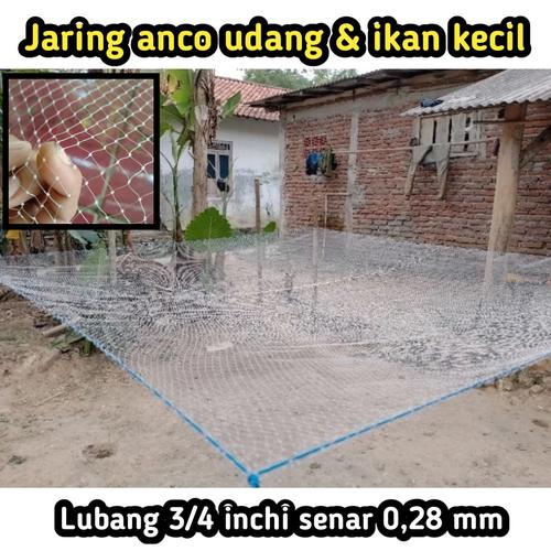 Jual Jaring anco udang dan ikan kecil / jaring anco perangkap ikan 3/4 ...