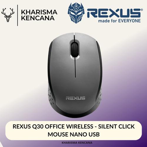 Jual Mouse Wireless Rexus Office Q30 Silent Mouse - Hitam - Kota Malang ...