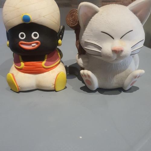 Jual sepaket figure chibi mr popo dan karin dari serial dragonball coin ...