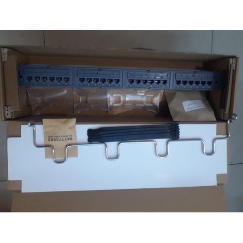 Jual Commscope Systimax Patch Panel 24 Port Cat6A 360-IPR-1100-E-GS6-1U ...