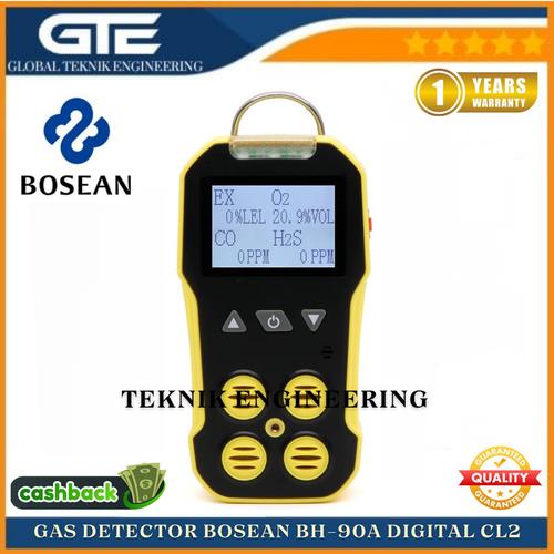 Jual Bosean BH-90A Digital Cl2 Chlorine Gas Detector Monitor Alarm 0 ...