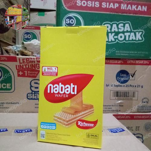 Jual wafer nabati 500an / nabati wafer/ Richeese nabati wafer ...