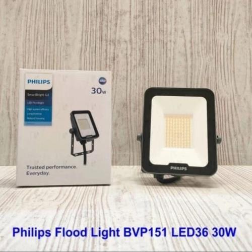 Jual Philips BVP 151 Lampu Sorot LED 30W Flood Light 30 W Watt BVP151 ...