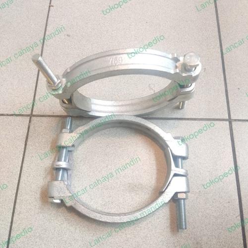 Jual Clemp Pipa Double Blolt 2" inch / klem Besi SL60 - Jakarta Barat ...
