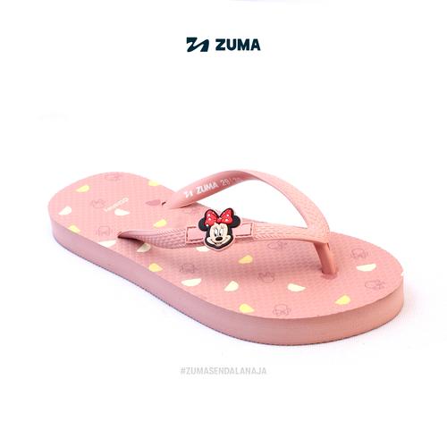 Jual Zuma Kids Girls x Disney Minnie 3 Rose , Sandal Jepit Anak ...
