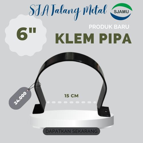 Jual Klem Pipa PVC 6" ( Plat Besi tebal ) - Kota Bandung - SJA Talang ...