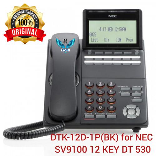 Jual DTK-12D-1P(BK) NEC SV 12 KEY Button Display Telephone Black ...
