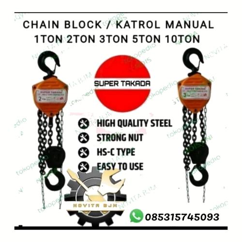 Jual chain Block 1 ton x 3 meter super takada - Jakarta Barat - NOVITA ...