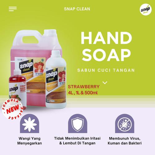 Jual Sabun Cuci Tangan / Hand Wash / Snap Clean Hand Soap 4L ...