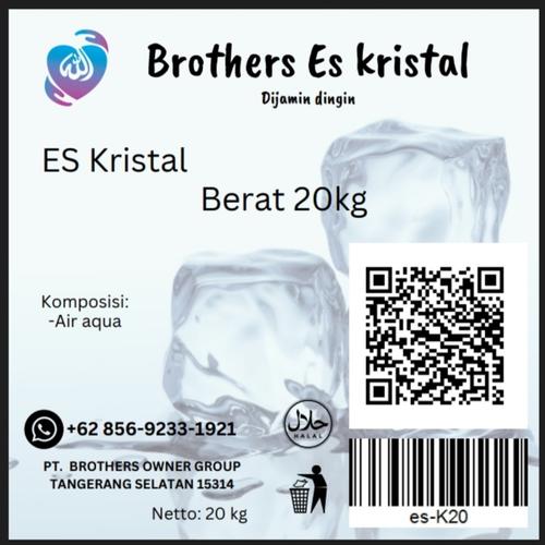 Jual batu es kristal / cube 10kg - Kota Tangerang Selatan - brother ...