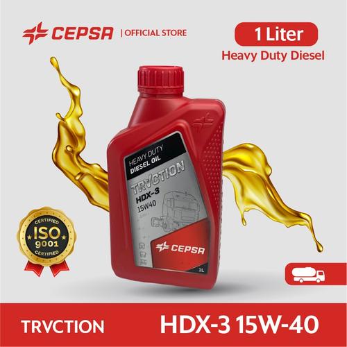 Promo Oli Mobil Diesel SAE 15W 40 ukuran 1 Liter Merek CEPSA Traction ...
