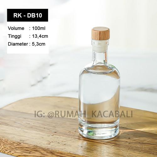 Jual botol doom / botol bulat 100ml - tutup kayu - Kota Denpasar ...