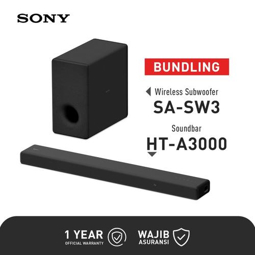 Promo SOUNDBAR SONY HTA3000 3.1 CH DOLBY ATMOS WIRELESS SUBWOOFER ...