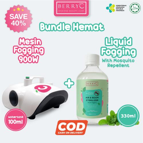 Promo BerryC Bundle 900W Mesin + Liquid Fogging (Mosquito Repellent ...