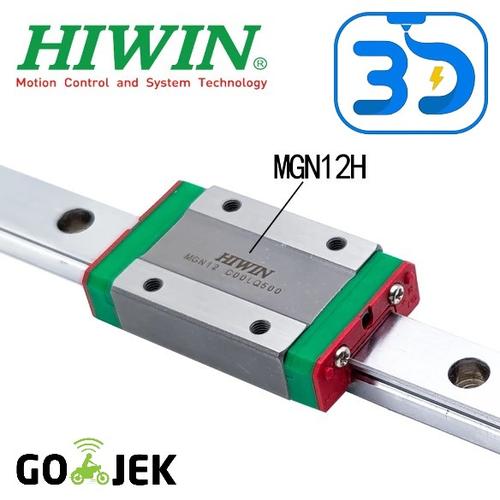 Jual Original Linear Block Hiwin MGN12H (Slider Block Only) - Kota ...