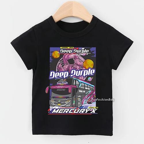 Promo MERCURY X DEEP PURPLE baju telolet kaos anak bus mania Indonesia ...