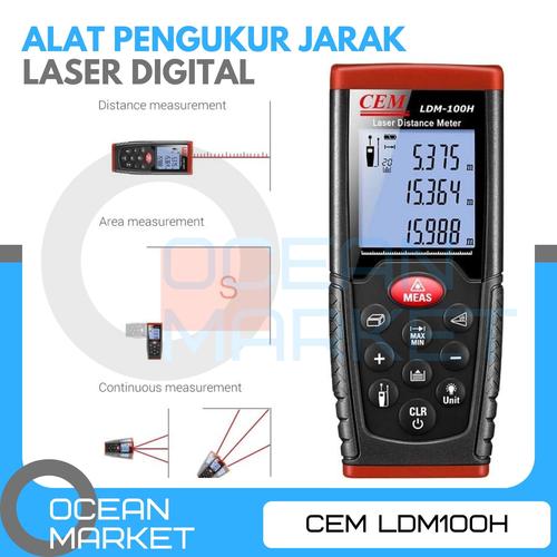 Jual Alat Pengukur Jarak Laser Digital Mengukur Hingga 100 M Laser ...