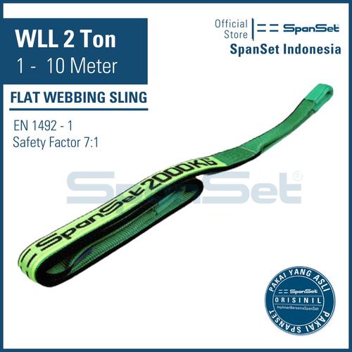 Jual SpanSet Webbing Sling 2 Ton x 6 Meter / Tali Angkat 2T x 6M ...