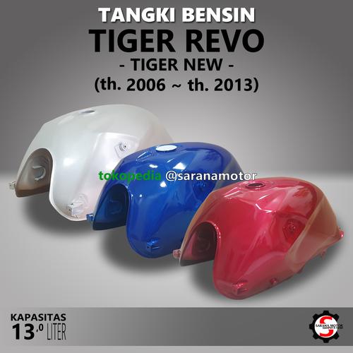 Jual Tangki Tengki Bensin Honda Tiger New Baru Revo Tirev Merah Biru ...