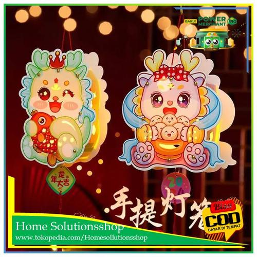 Jual Segera Miliki DIY Lampion Imlek Naga 2024 / DIY Chinese New Year ...