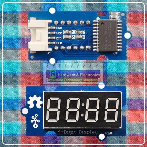 Jual Grove 7 Segment 4 Digit Display Modulefor Arduino Raspberry Pi ...