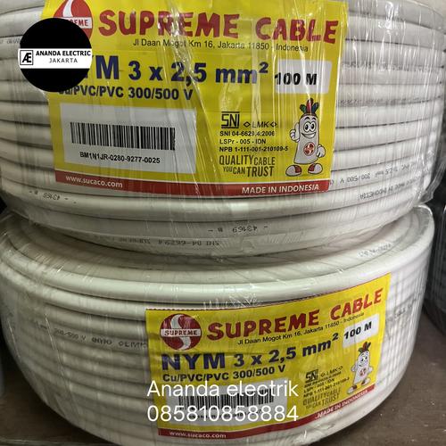 Jual Nym 3x2,5mm supreme cable nym 3x2.5 mm supreme - Jakarta Pusat - ananda elektric | Tokopedia