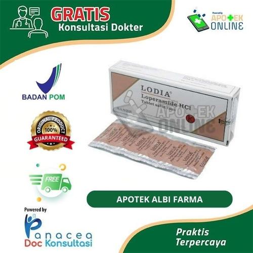 Jual LODIA 2MG 1 BOX ISI 10 STRIP/LOPERAMIDE/OBAT DIARE - Jakarta Barat ...