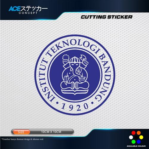 Jual Stiker Logo ITB 1920 Sticker Cutting Institut Teknologi Bandung ...