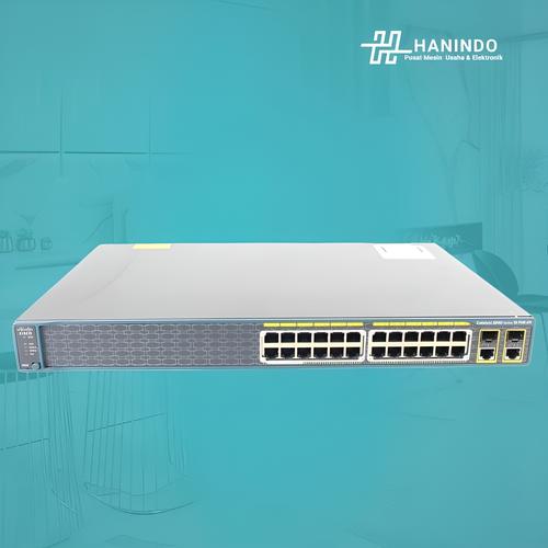 Jual Switch Cisco Catalyst 2960 Series SI PoE Type WS-C2960-24PC-S ...