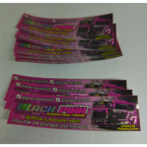 Jual stiker basuri jetbus blackpink asli po - BP - Kab.Ciamis ...