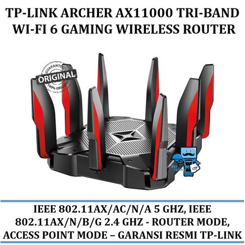 Promo Tp-Link Archer Ax11000 Tri-Band Wi-Fi 6 Gaming Wireless Router ...